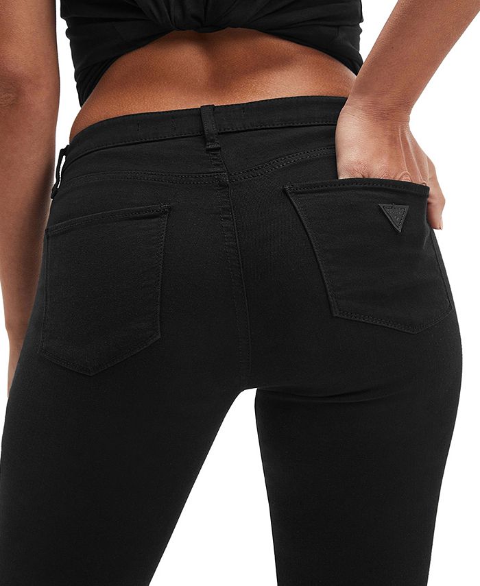 Guess Womens Sexy Curve Mid Rise Skinny Jeans And Reviews Jeans