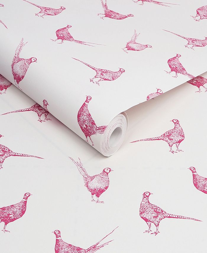 joules Flirty Pheasants Wallpaper - Macy's