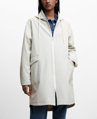 MANGO Women's Water-Resistant Parka - Macy's