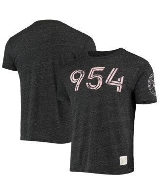 Men's Original Retro Brand Heathered Black Inter Miami CF Area Code Tri ...
