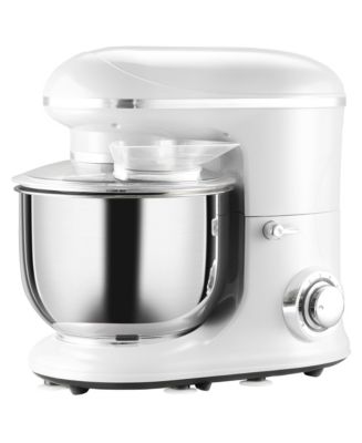 HOMCOM Stand Mixer with 6+1P Speed, 600W Tilt Head Kitchen Electric ...