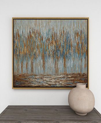 Rosemary Lane Canvas Tree Framed Wall Art with Gold-Tone Frame, 47" x 2 ...