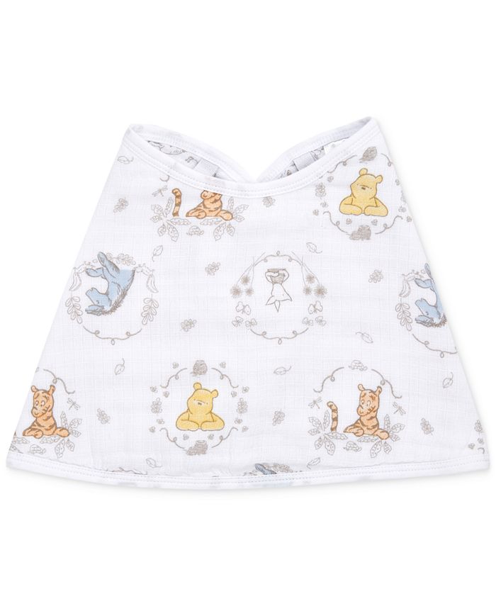 aden by aden + anais Baby Disney Winnie The Pooh Essential Burpy Bib ...