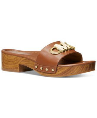 Michael kors women's slide sandals store
