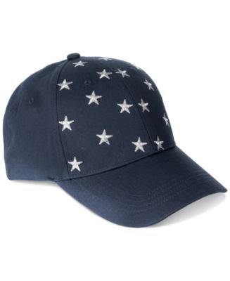 I.N.C. International Concepts® Women's Cotton Metallic Stars Baseball ...