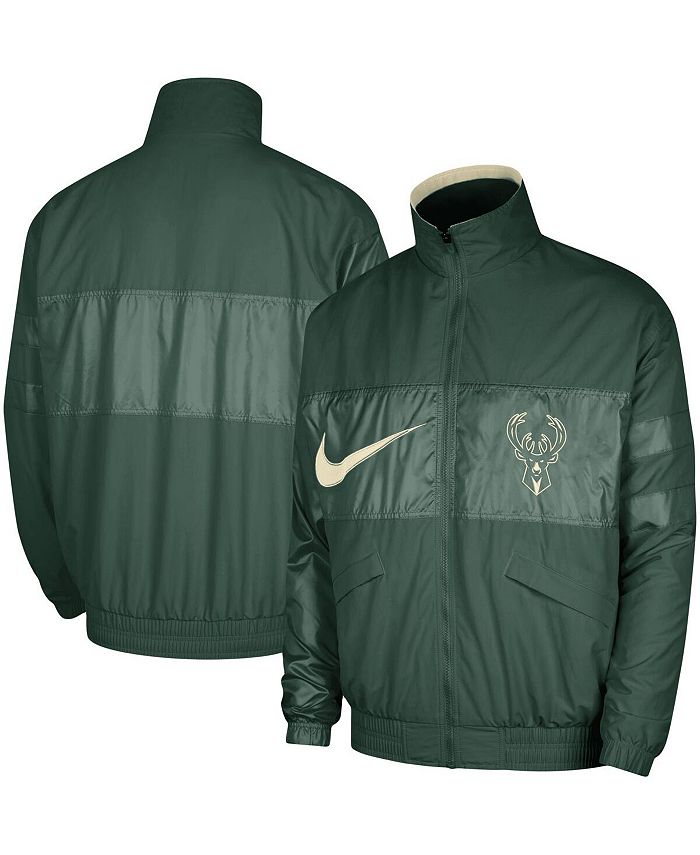Nike Men's Hunter Green Milwaukee Bucks Courtside Versus Capsule Full ...