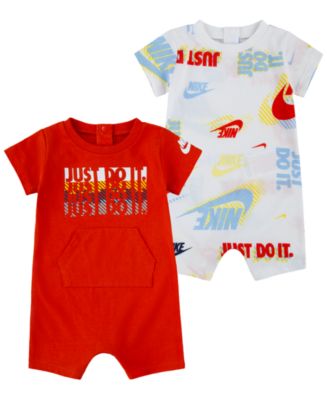 Nike Baby Boys Active Joy Printed Rompers, Pack of 2 - Macy's