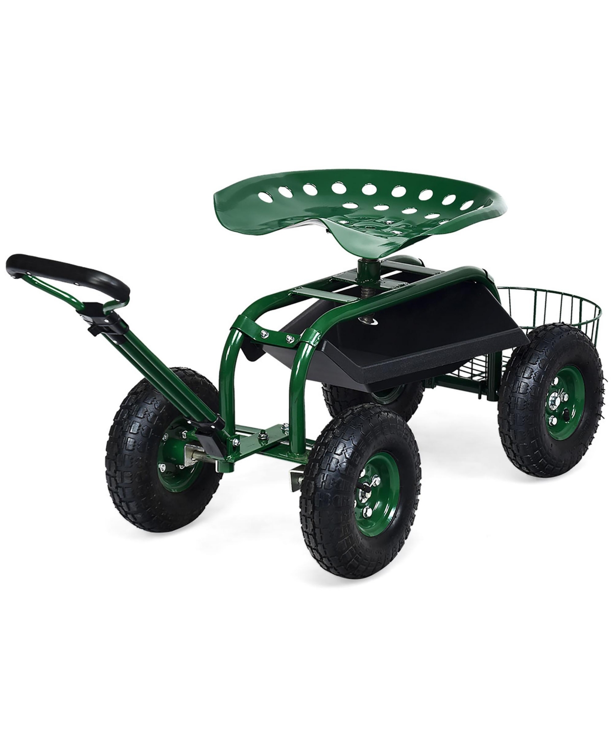 Click here for Garden Cart Rolling Work Seat - Green prices