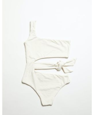 BOLD Swim Adult Women's Regular Size Sophia Asymmetrical Monokini - Macy's
