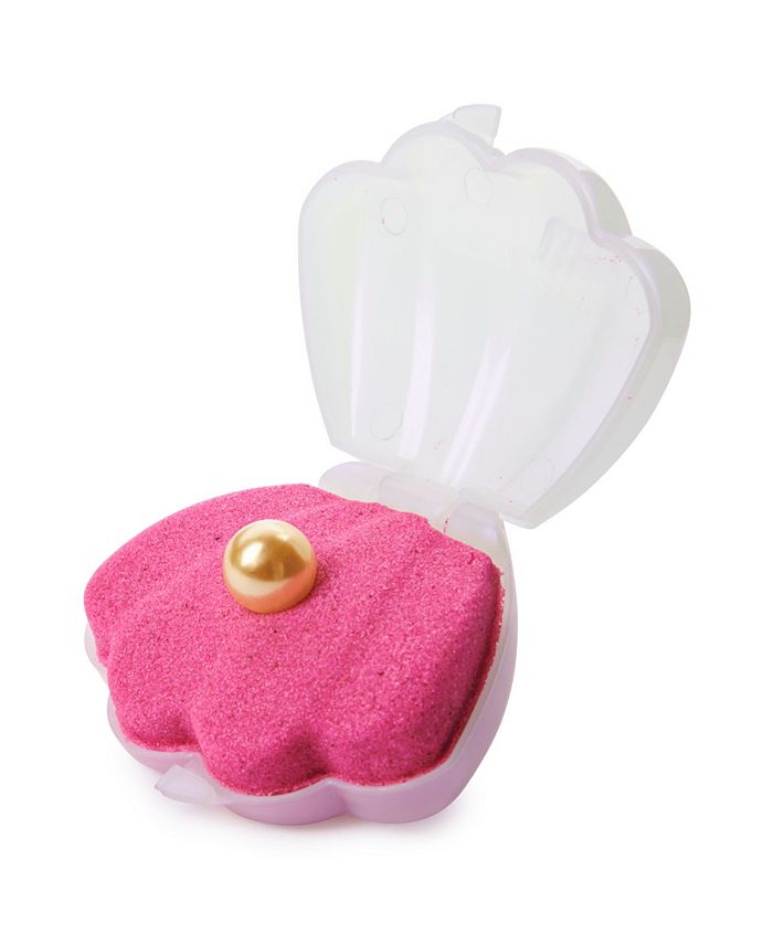 Kinetic Sand Mermaid Crystal Playset, Gold Shimmer Sand, Storage and ...