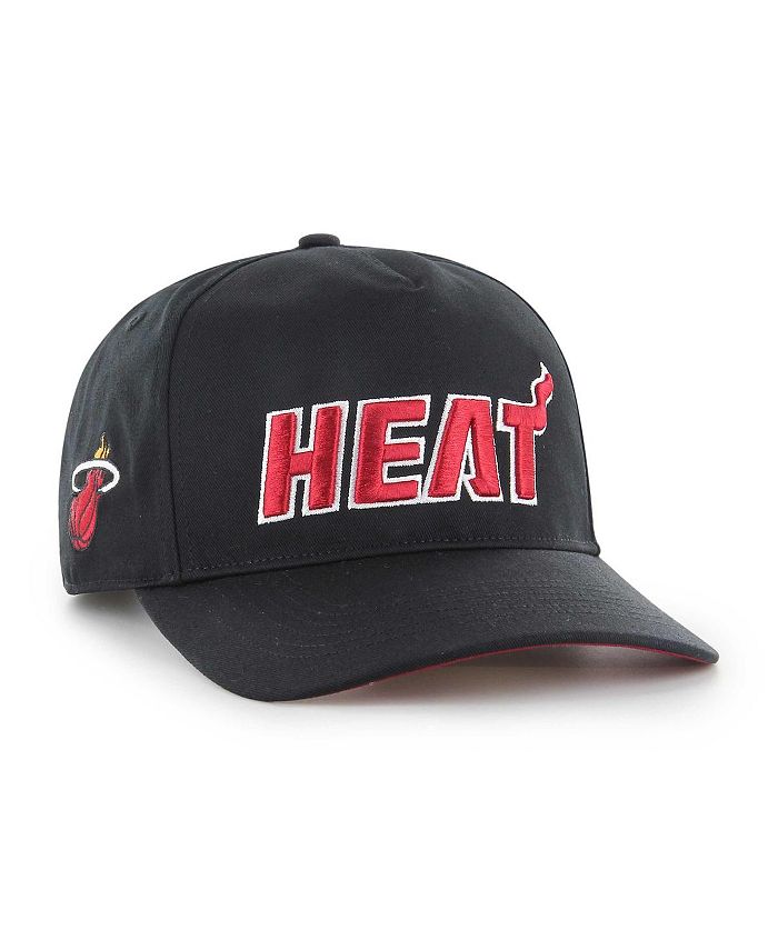'47 Brand Men's Black Miami Heat Contra Hitch Snapback Hat - Macy's