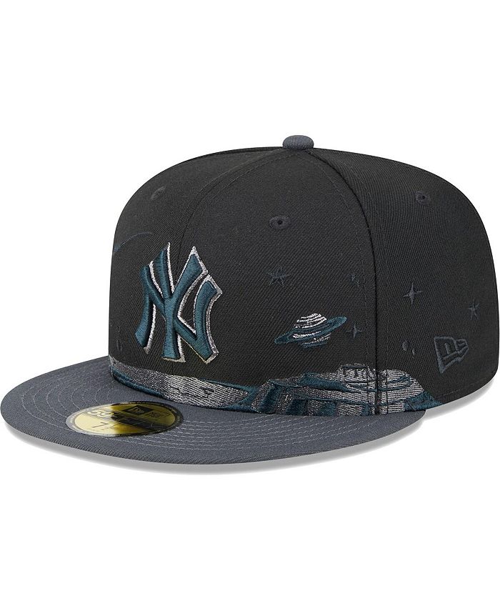 New Era Men's Black New York Yankees Planetary 59FIFTY Fitted Hat - Macy's