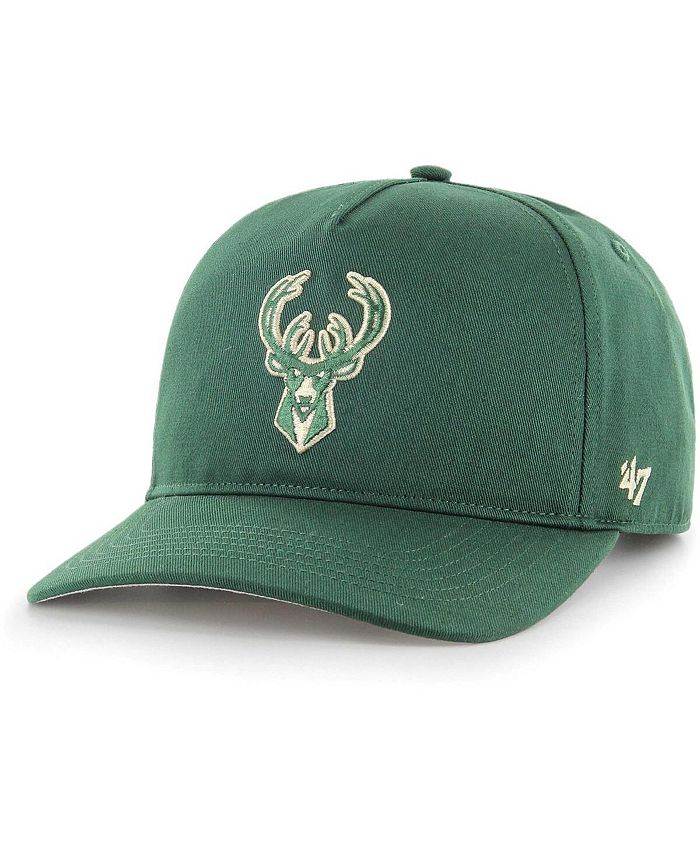 '47 Brand Men's Hunter Green Milwaukee Bucks Hitch Snapback Hat - Macy's