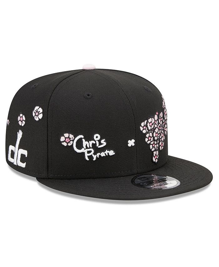 New Era Men's Black Washington Wizards Chris Pyrate Cherry Blossom ...