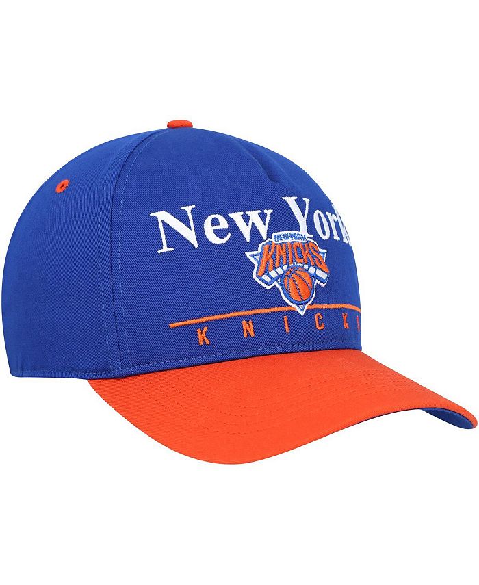 '47 Brand Men's Blue, Orange New York Knicks Super Hitch Adjustable Hat ...