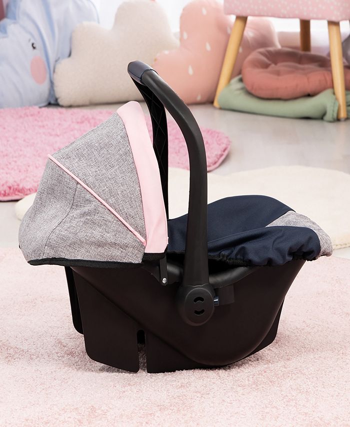Bayer Design Dolls Grey, Blue, Pink Butterfly Car Seat - Macy's