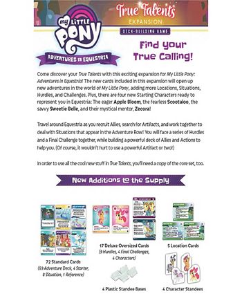 Renegade Game Studios My Little Pony Adventures In Equestria Deck ...
