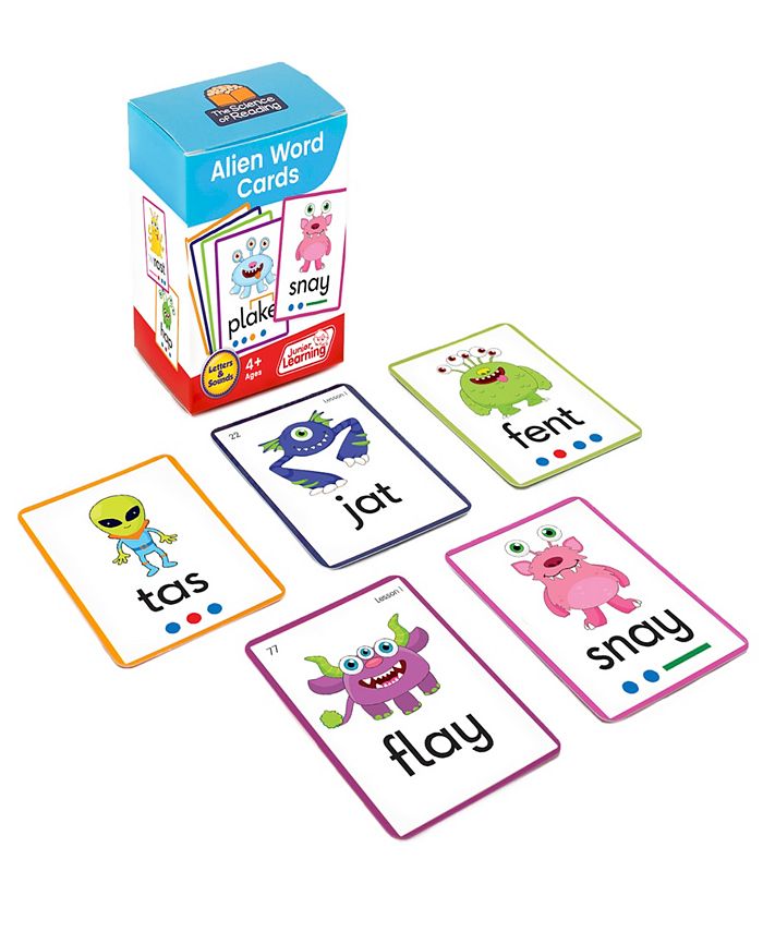 Junior Learning Alien Word Flashcards - Macy's