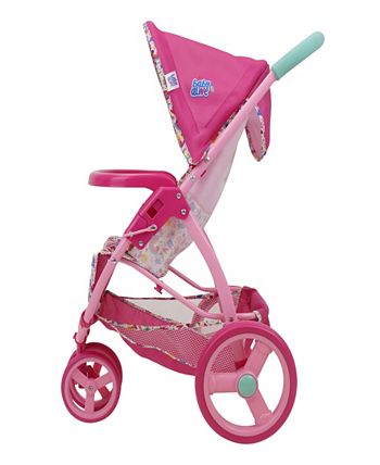 Baby Alive Pink And Rainbow Doll Jogging Stroller - Macy's