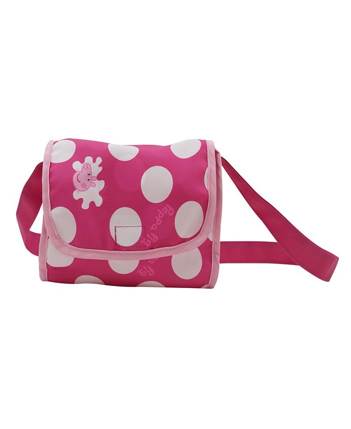 Peppa Pig Baby Classic Pink White Dots Doll Pram Set - Macy's