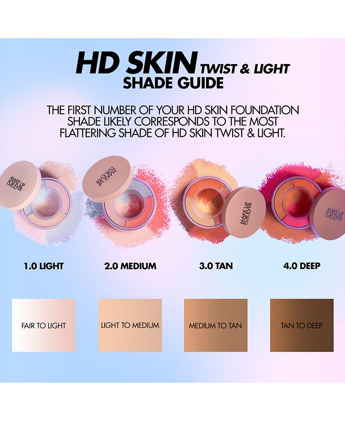 MAKE UP FOR EVER HD Skin Twist & Light Luminous Finishing Powder - Macy's