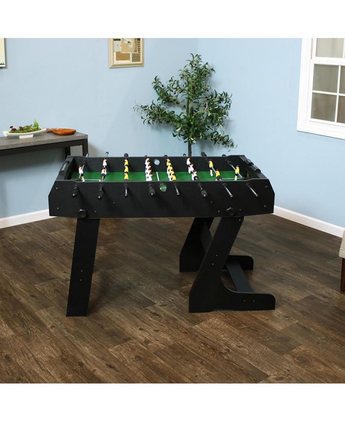 Sunnydaze Decor 48 in Folding Indoor Foosball Game Table - Macy's