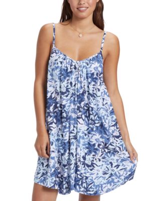 Roxy Juniors' Printed Summer Adventures Dress Cover-Up - Macy's
