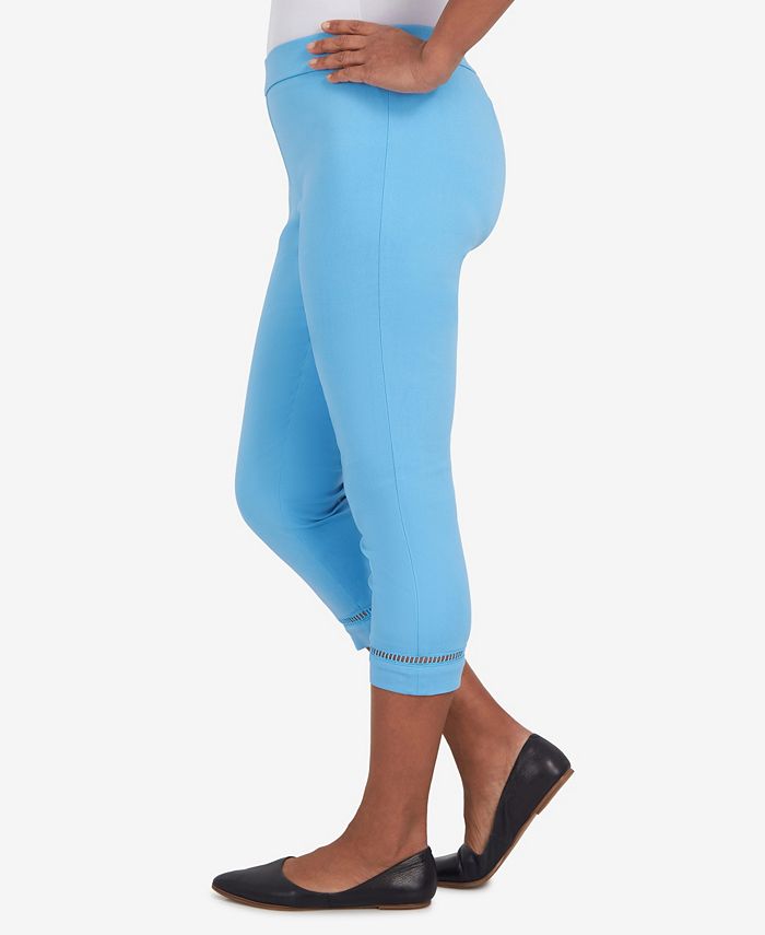 Alfred Dunner Petite Sweet Cut Out Capri Pants & Reviews - Pants ...