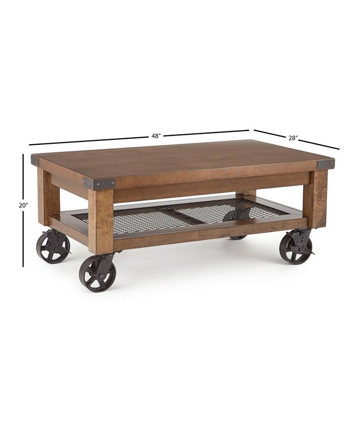 Furniture Steve Silver Hailee 48" Cocktail Table - Macy's