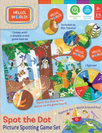 MasterPieces Kids Games - Hello, World! Spot the Dot Matching Game - Macy's