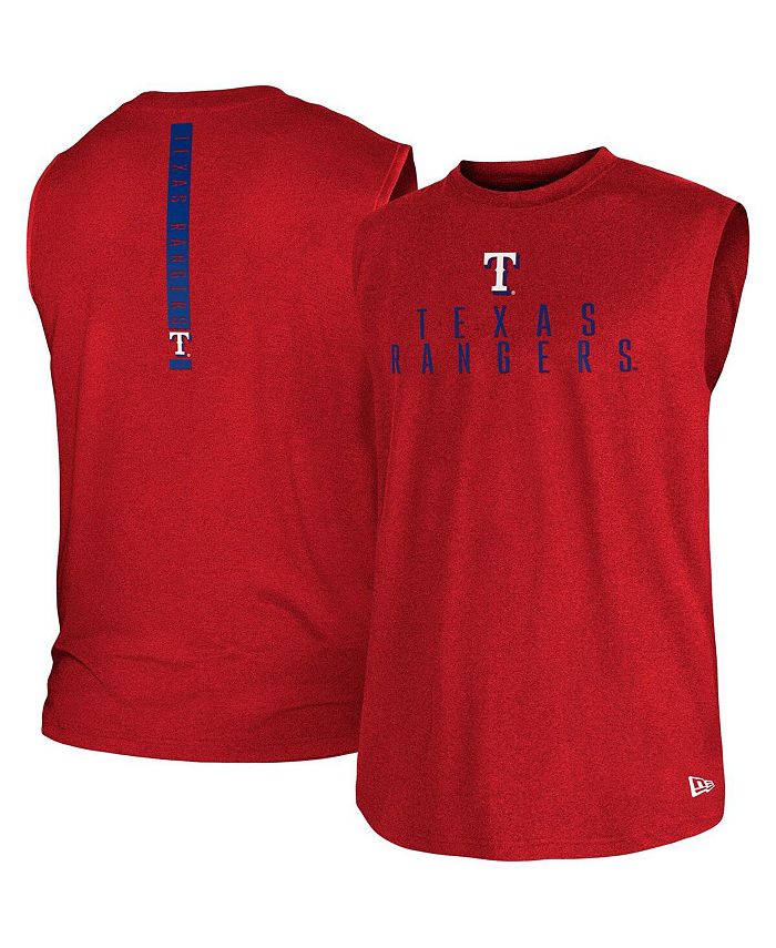 New Era Men's Red Texas Rangers Team Muscle Tank Top - Macy's