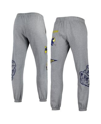 Men's Mitchell & Ness Heather Gray Michigan Wolverines City Collection ...
