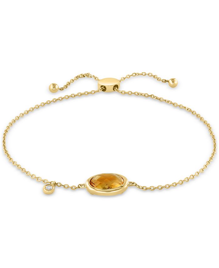 EFFY Collection EFFY® Citrine (2-5/8 ct. t.w.) & White Topaz (1/20 ct ...