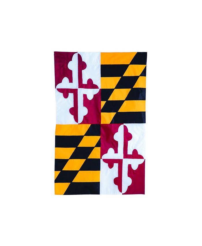 Evergreen Flag Maryland State Flag Garden Applique Flag - Macy's