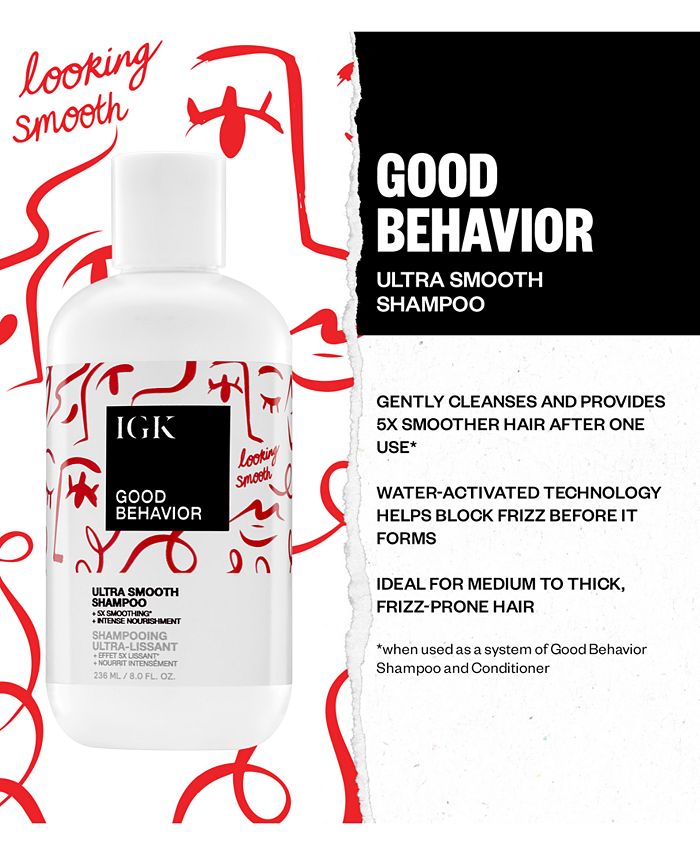 IGK Hair Good Behavior Ultra Smooth Shampoo - Macy's