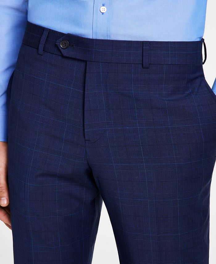 Brooks Brothers Men's Classic-Fit Stretch Pinstripe Wool Blend Suit ...