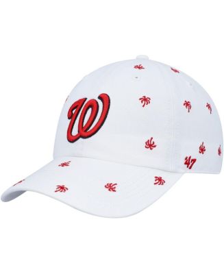 Women's '47 Brand White Washington Nationals Spring Training Confetti ...