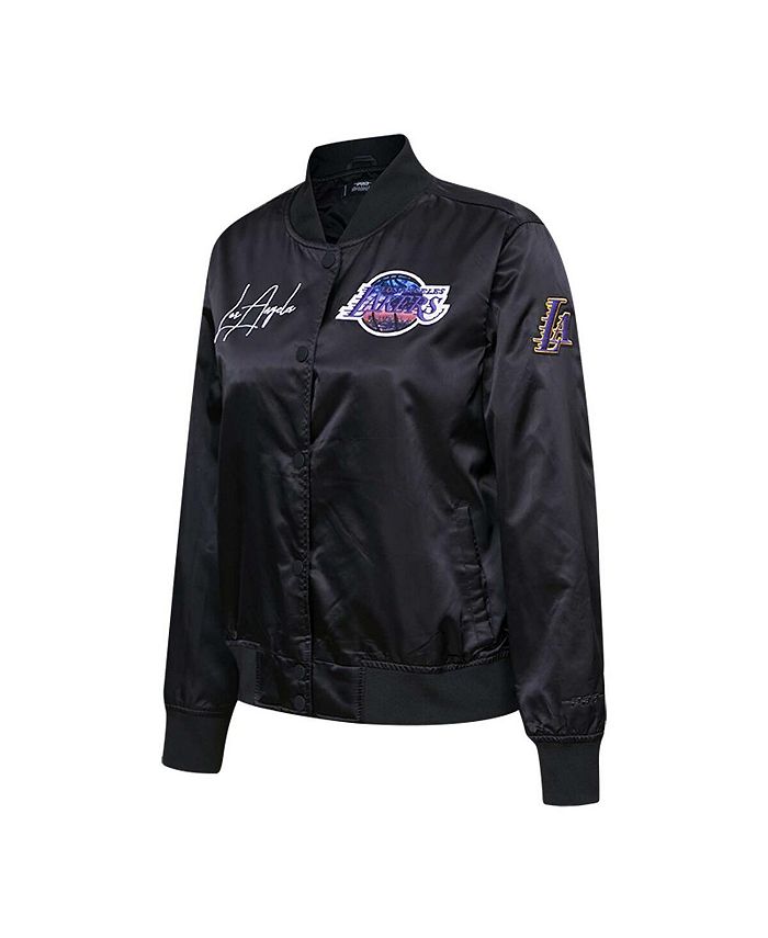 Pro Standard Women's Black Los Angeles Lakers City Scape Satin Full ...