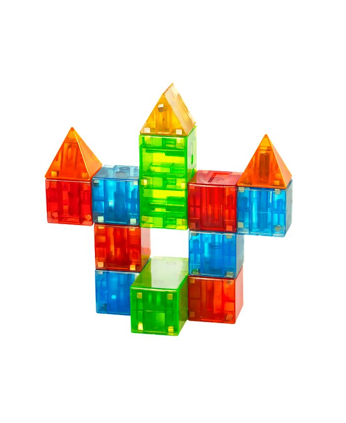 Magna-Tiles® MAGNA-TILESA MAGNA-QUBIX 29-Piece Magnetic Construction ...