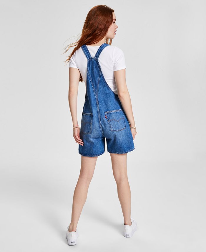 Levi's Women's Vintage-Style Cotton Denim Shortalls - Macy's