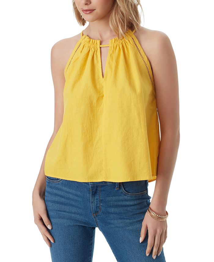 Jessica Simpson Women's Demi High-Low Halter Top - Macy's