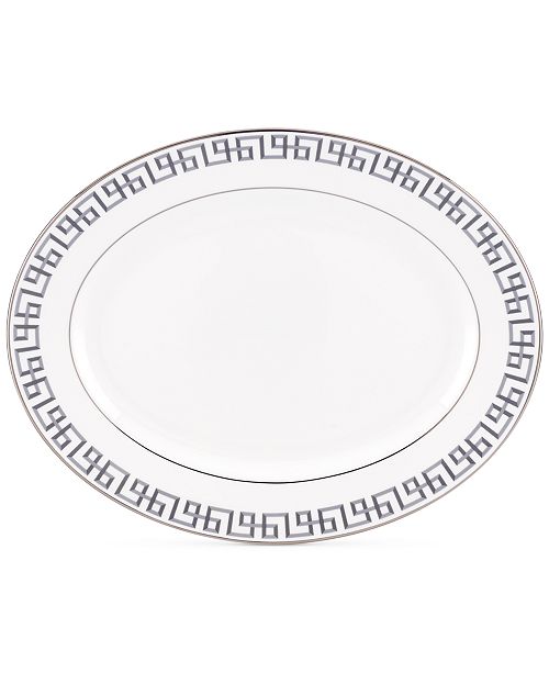 Lenox Darius Silver Platter & Reviews - Fine China - Macy's