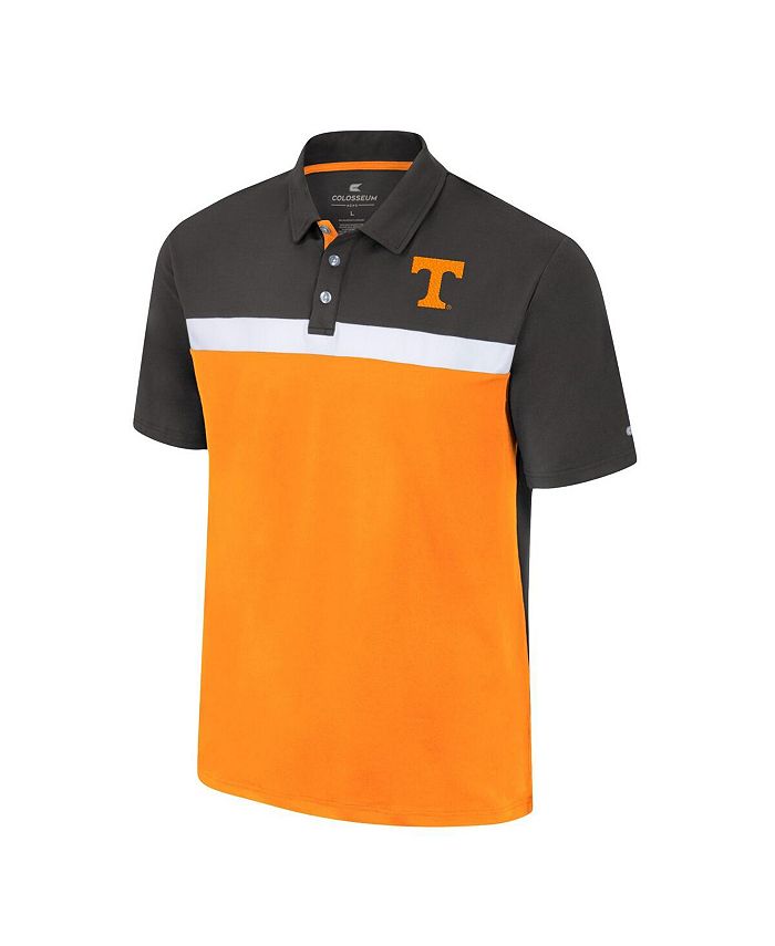Colosseum Men's Charcoal Tennessee Volunteers Two Yutes Polo Shirt - Macy's
