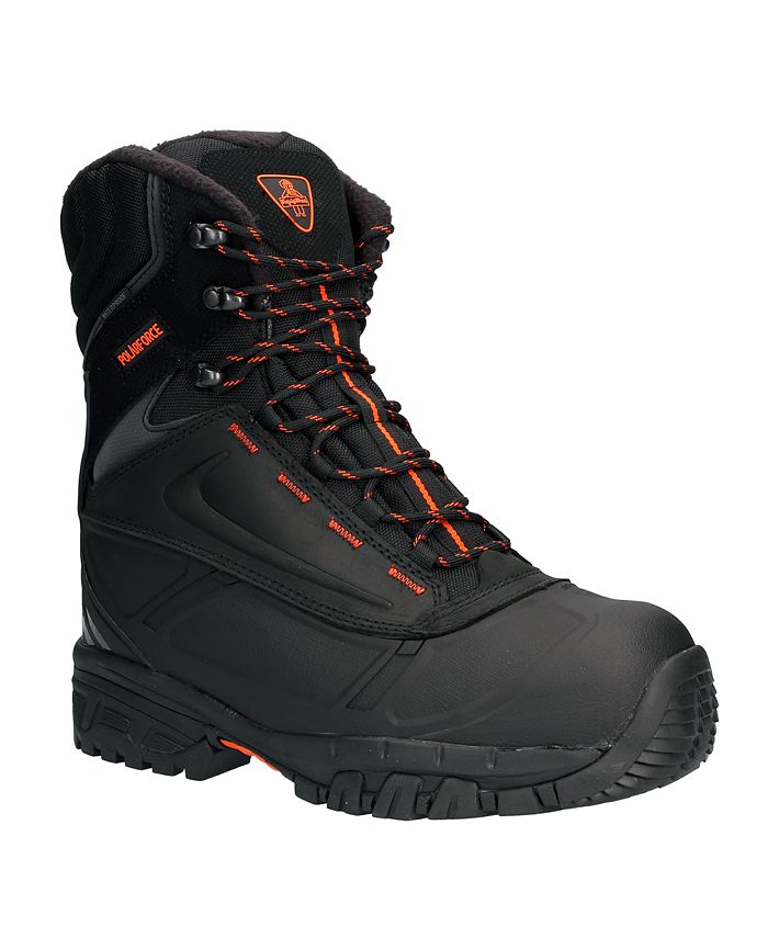 RefrigiWear Men's Polar Force Max Waterproof Insulated 8-Inch Leather ...