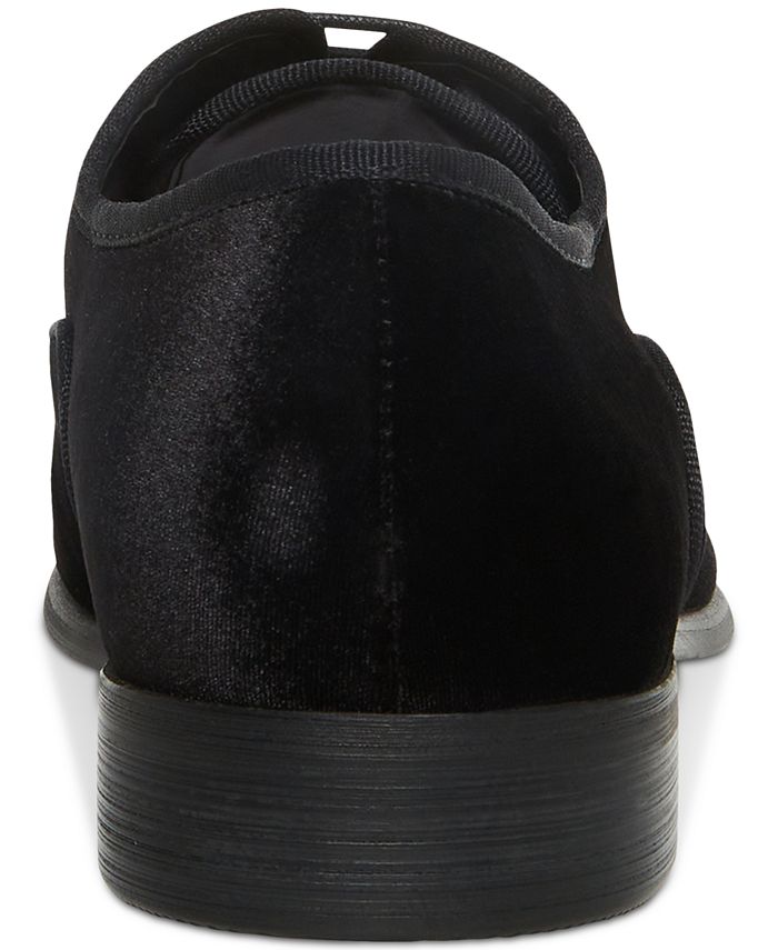 Steve Madden Men's Bennett Velvet Cap-Toe Oxford Dress Shoe - Macy's