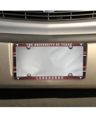 Texas Longhorns Plastic License Plate Frame - Macy's