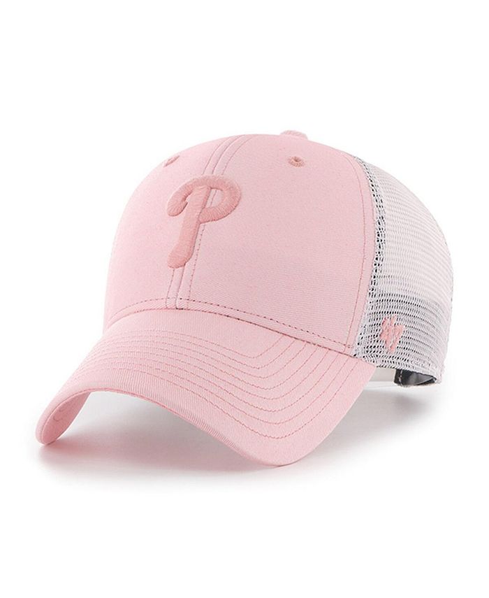 '47 Brand Women's Pink Philadelphia Phillies Haze MVP Trucker Snapback ...