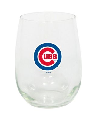 Chicago Cubs 15 Oz Stemless Wine Glass - Macy's