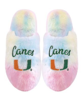 Women's FOCO Miami Hurricanes Rainbow Slippers - Macy's