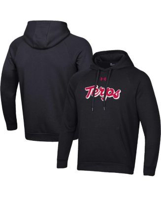 Men's Under Armour Black Maryland Terrapins Script All Day Raglan ...